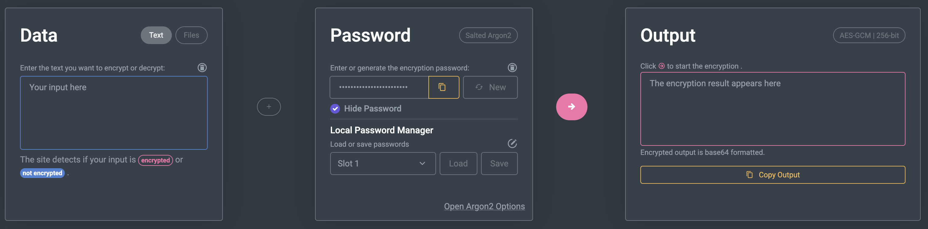 Encrypt or Decrypt Data Securely | Encrypti0n.com